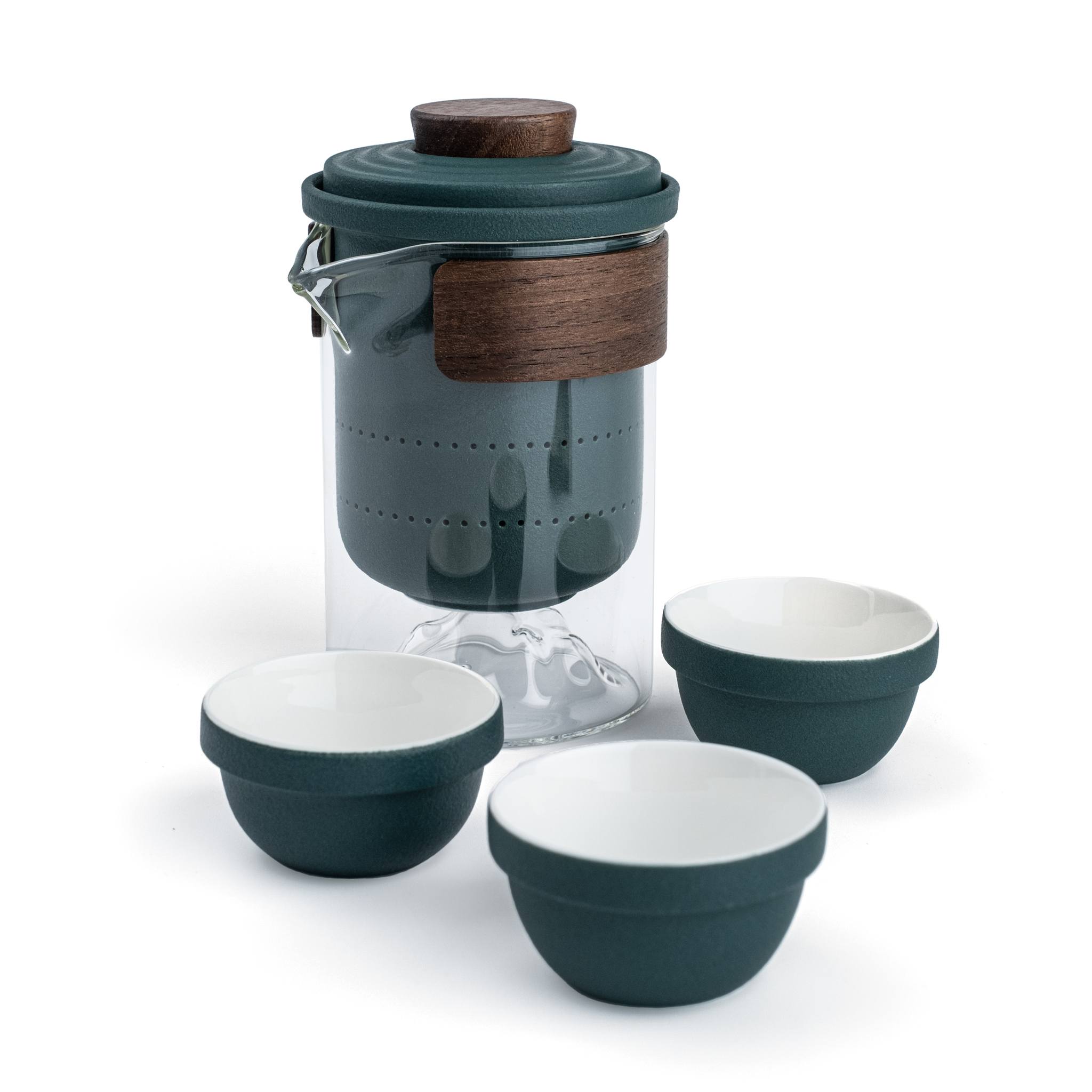 Mountain Peak Travel Tea Set – Green Astra Corp.